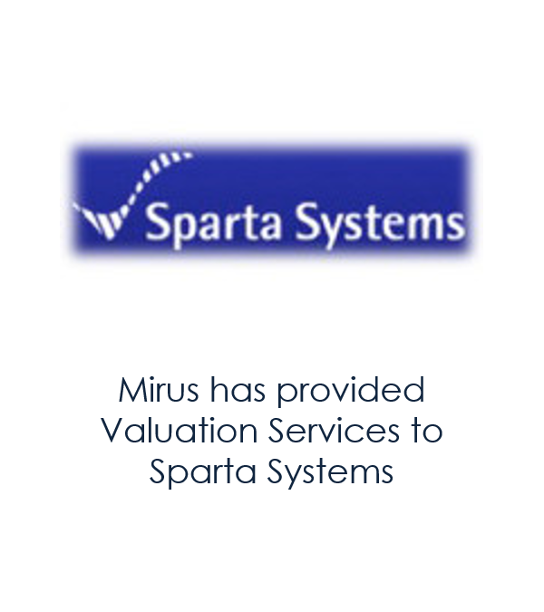 Mirus completes 409A valuation for Sparta Systems, Inc. - Mirus Capital ...