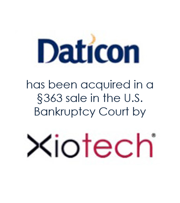 Xiotech acquires Daticon in Bankruptcy Transaction - Mirus Capital Advisors